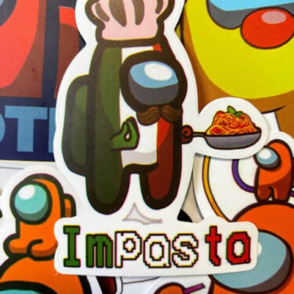 Toys | 110 Impasta And Other Among Us Stickers | Poshmark